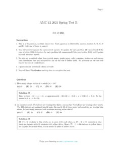 AMC 12 2021 Spring Test B Exam and Solution – Ivy Learner